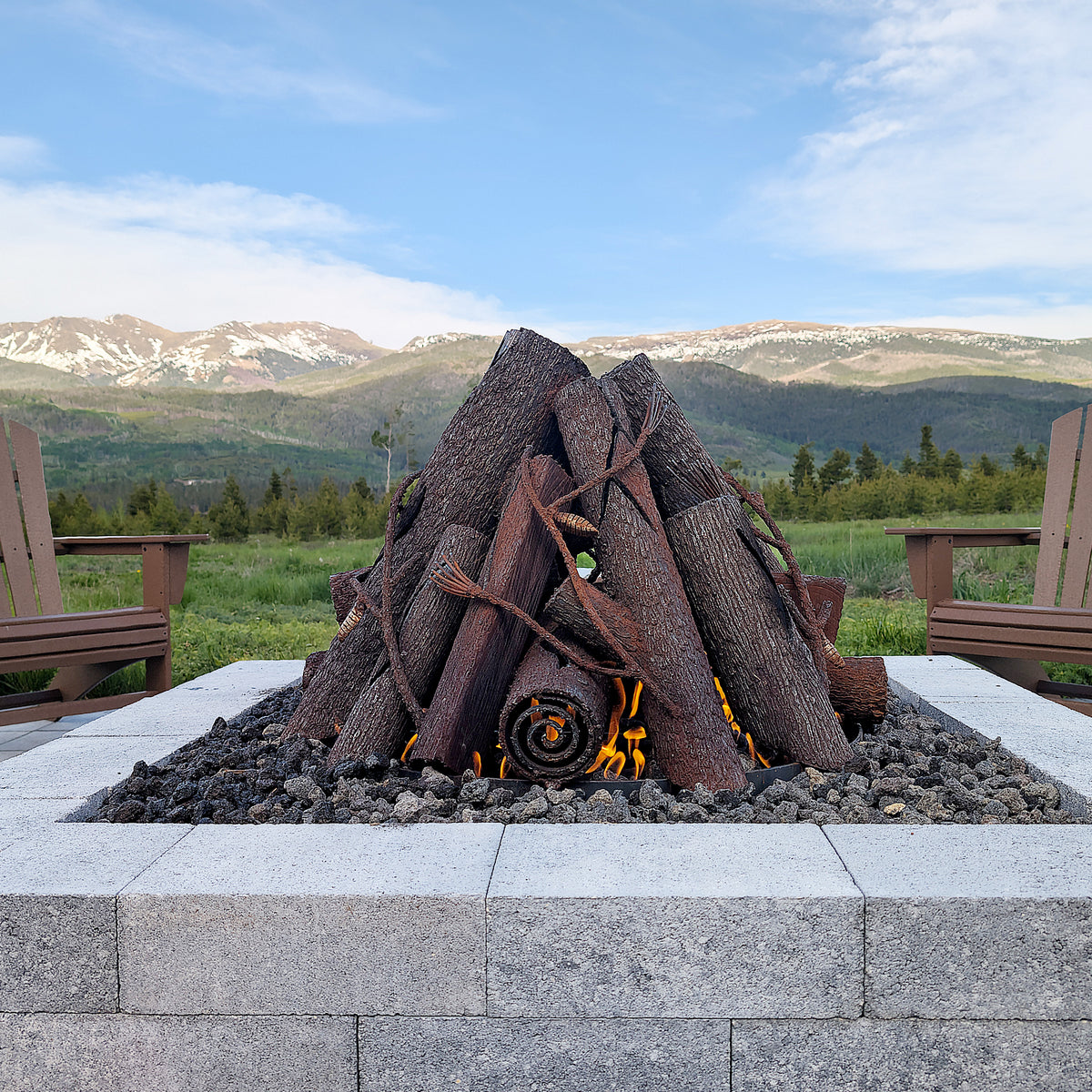 Campfire Steel Log Fire Pit – SteeLog